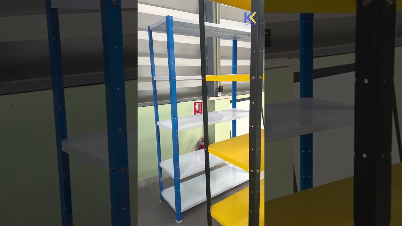 ชั้นเหล็กวางของ 5 ชั้น สูง 1.8 เมตร รับนน.100kg/ชั้น » KEFVA